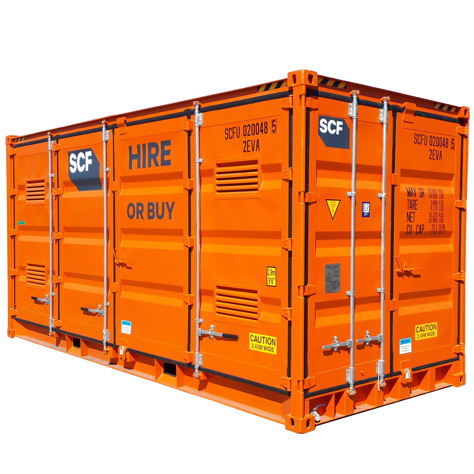 20ft Single Side Door Dangerous Goods Container | SCF